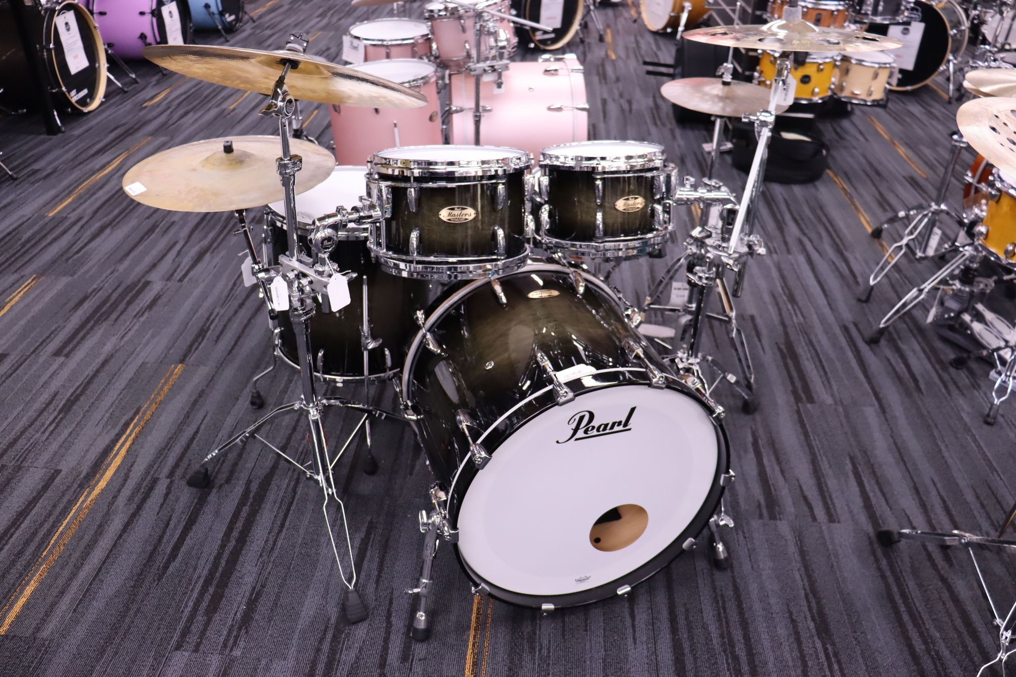 Pearl Masters Maple Pure 22" 4PC Shell Pack