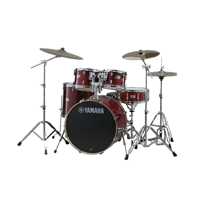Yamaha Stage Custom Birch Kit – Fusion Cranberry Red w/Hardware